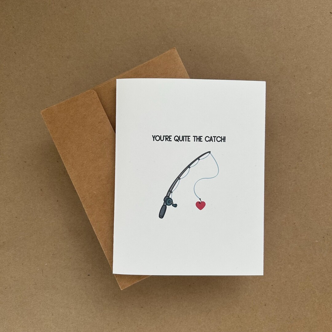 You're Quite the Catch - Greeting Card - Fishing - Etsy
