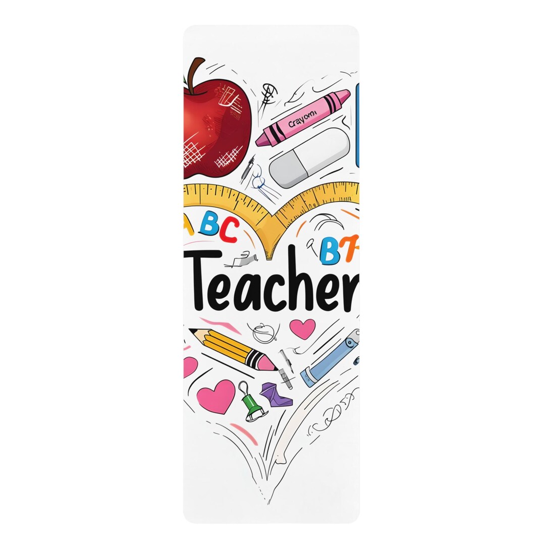 Rubber Yoga Mat - Teachers Day Gift, School Gift, Daycare Gift ...