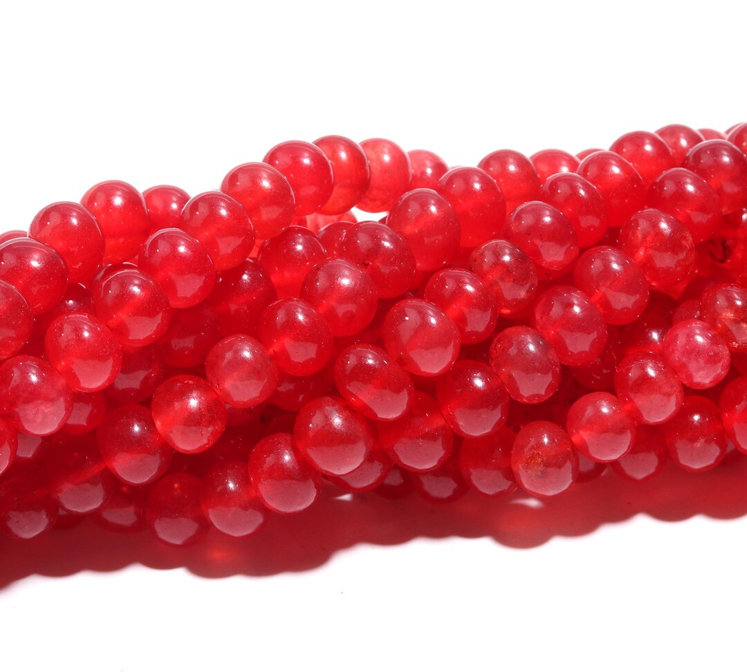 Ruby Quartz Smooth Rondelles Natural Quartz 7-10 MM Graduated Beads ...