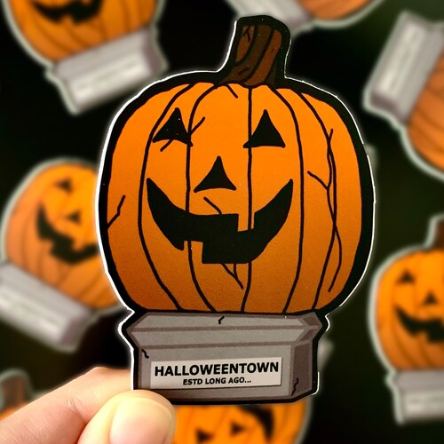 Papercraft Halloweentown inspired waterproof sticker Scrapbooking etna ...