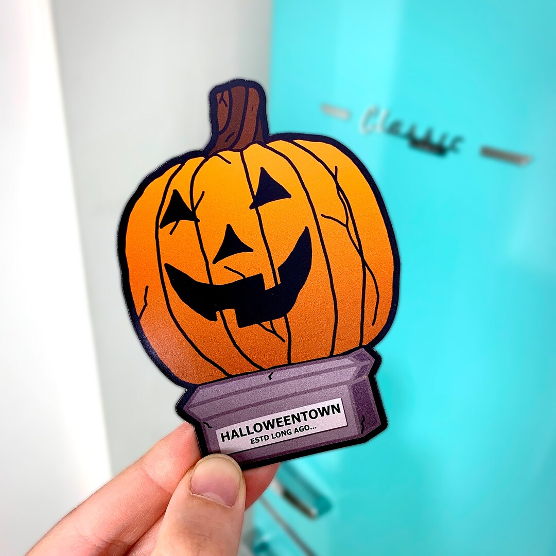 Halloween Inspired Pumpkin MAGNET - Kids Witch Magic Horror - Etsy