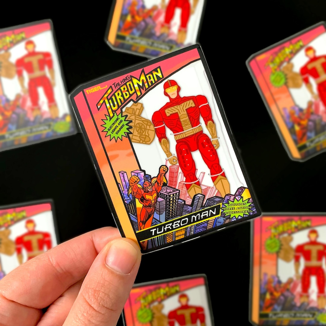 Action Figure - Christmas Movie Inspired Sticker - Toy Doll - Holiday ...