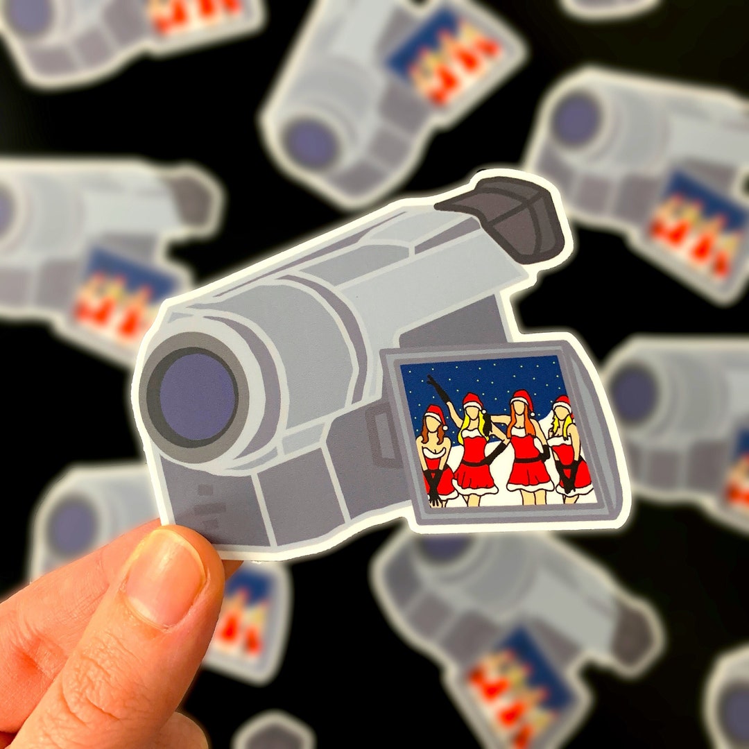 Christmas Talent Show - Camcorder 2000s Movie Inspired Sticker - Etsy