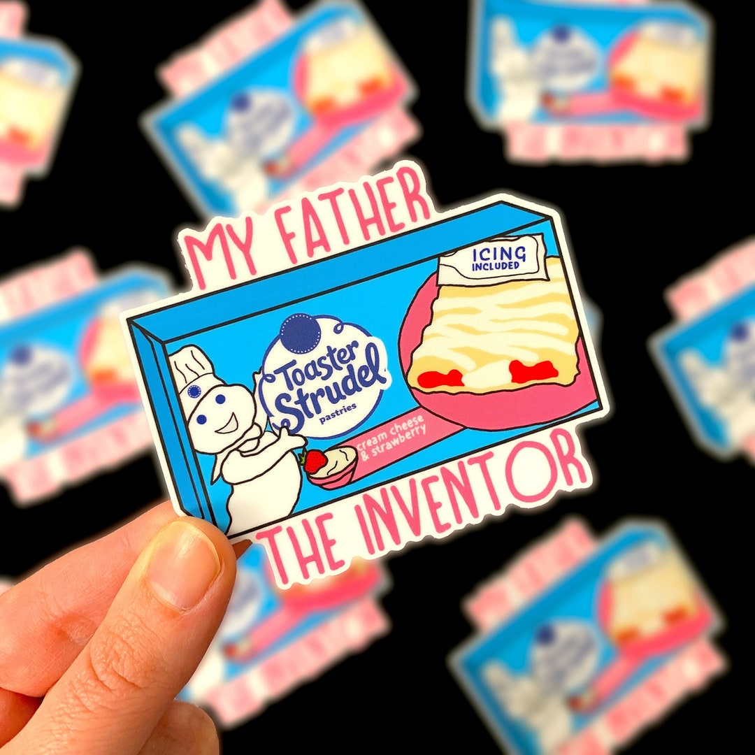 Toaster Pastry Sticker - Pop Culture Stickers - Chick Flick - Etsy