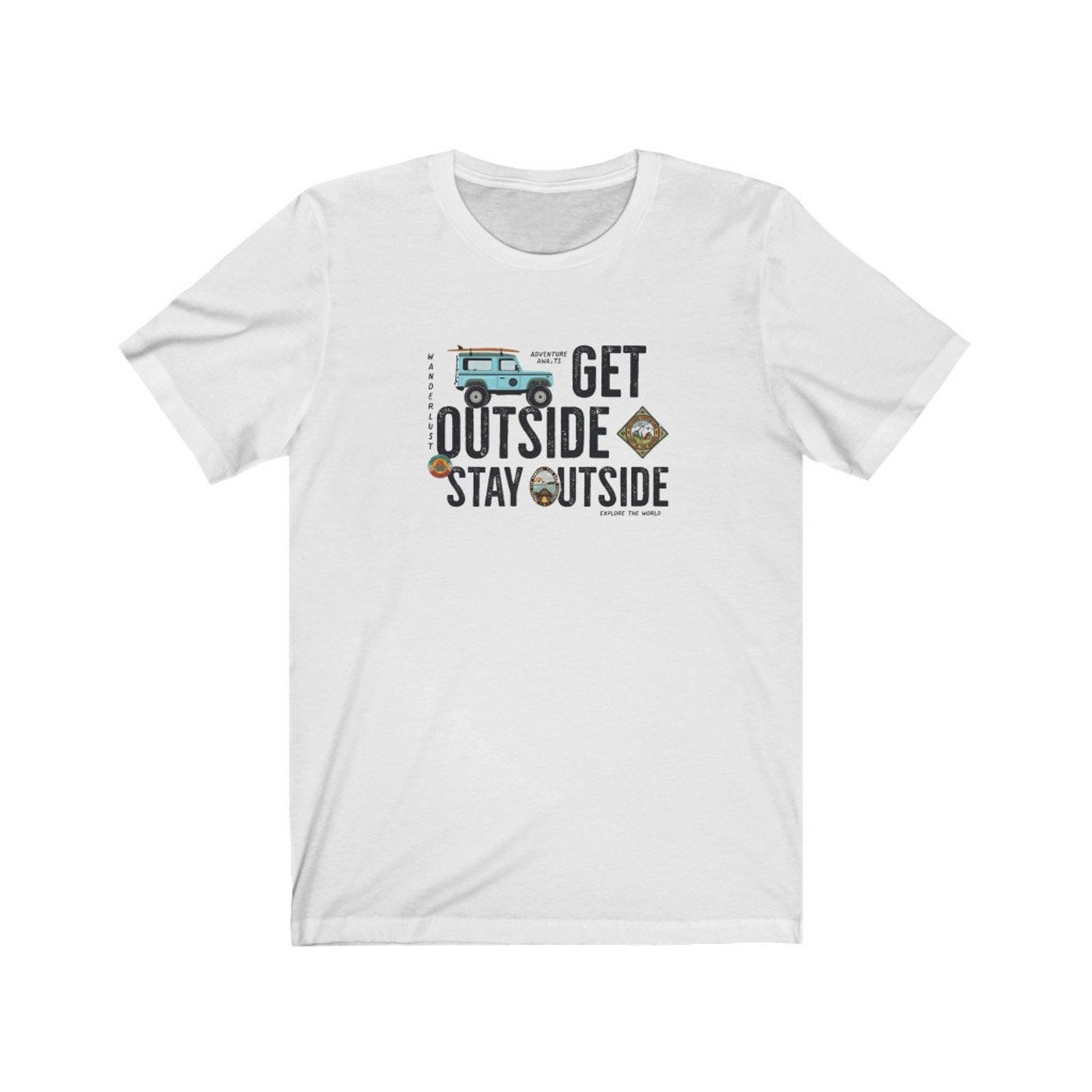 Get Outside Stay Outside Tshirt Life Quote Adventure T Shirt - Etsy