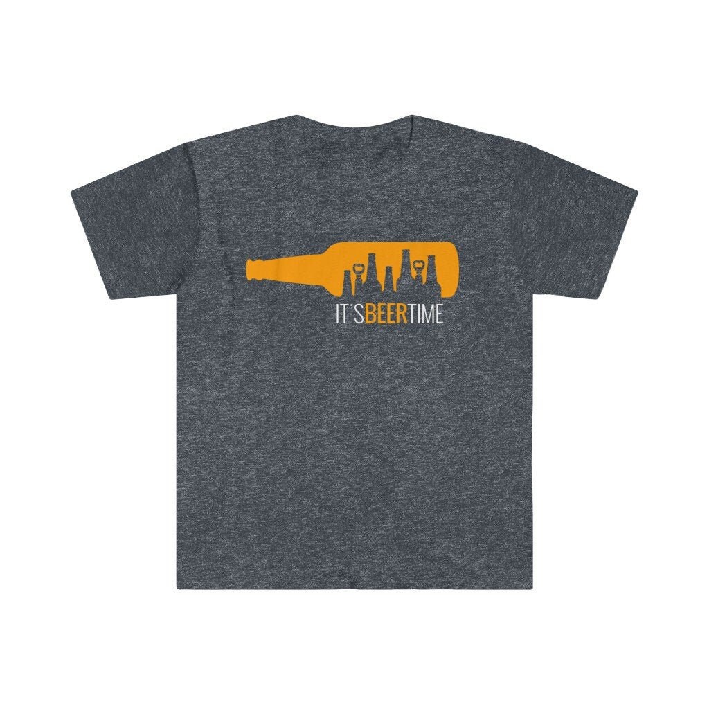 It's Beer Time Fun Tshirt Funny Alcohol Drinking Shirt - Etsy