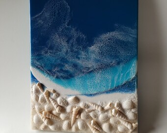 Epoxy Shell Art - Etsy