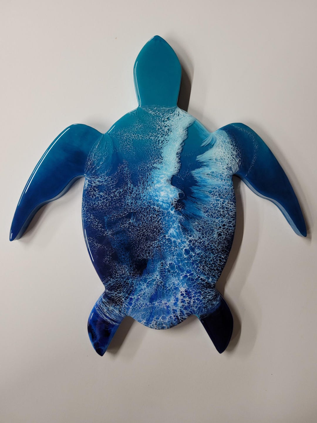 Epoxy Ocean Turtle, Turtle, Ocean Art - Etsy