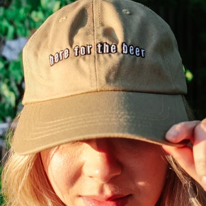 Baseball Hat | Here for the Beer - Etsy