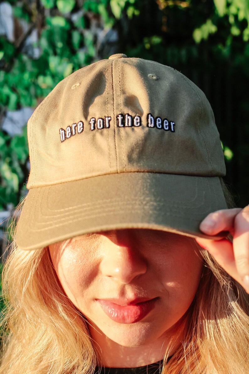 Baseball Hat | Here for the Beer - Etsy