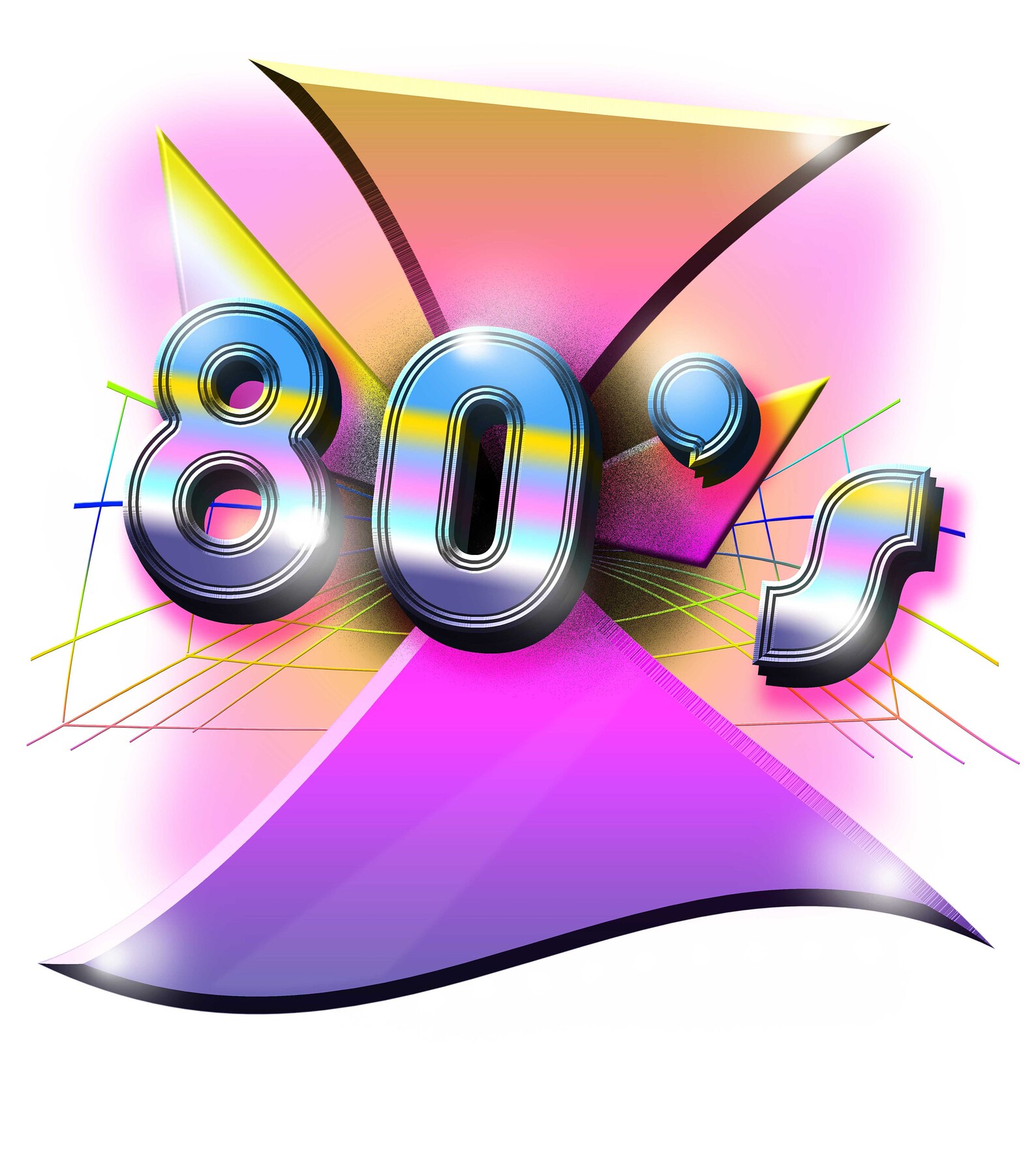 Digital Design Retro 80s Class Reunion Sign High Resolution Image ...