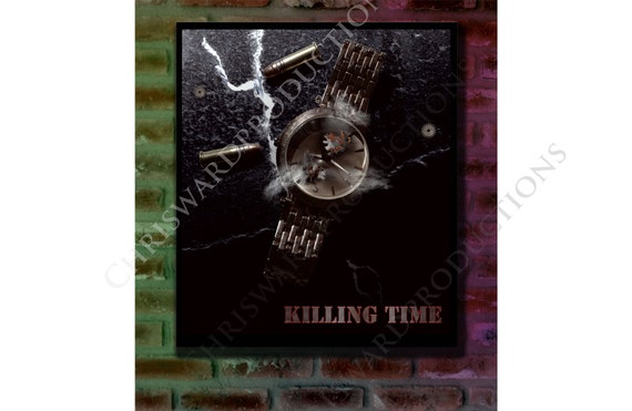 Digital design killing time watch clock printable high | Etsy