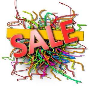 Digital Design Crazy Sale Sign High Resolution Utility Sticker Stencil ...