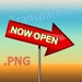 Now Open Sign Png - Etsy