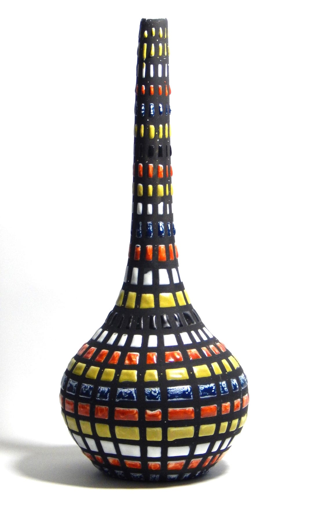 Vintage Roger Capron Signed 1950s Tall Ceramic Vase B11 Signed Rare ...