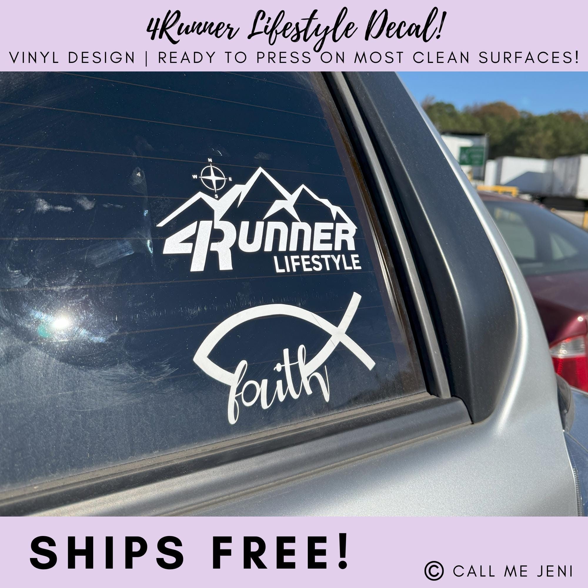 4runner Lifestyle With Compass Decal Ships FREE - Etsy
