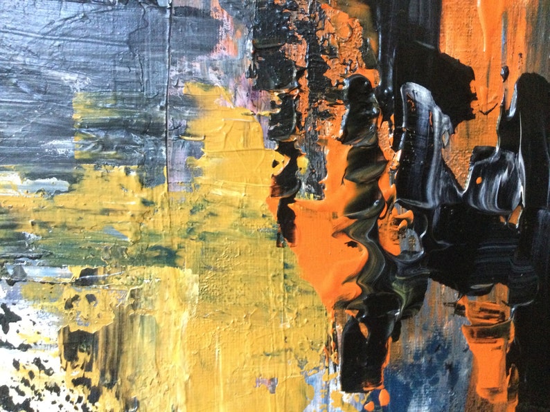 Acrylic Mural Decorative Modern Art, Contemporary Abstract Painting ...