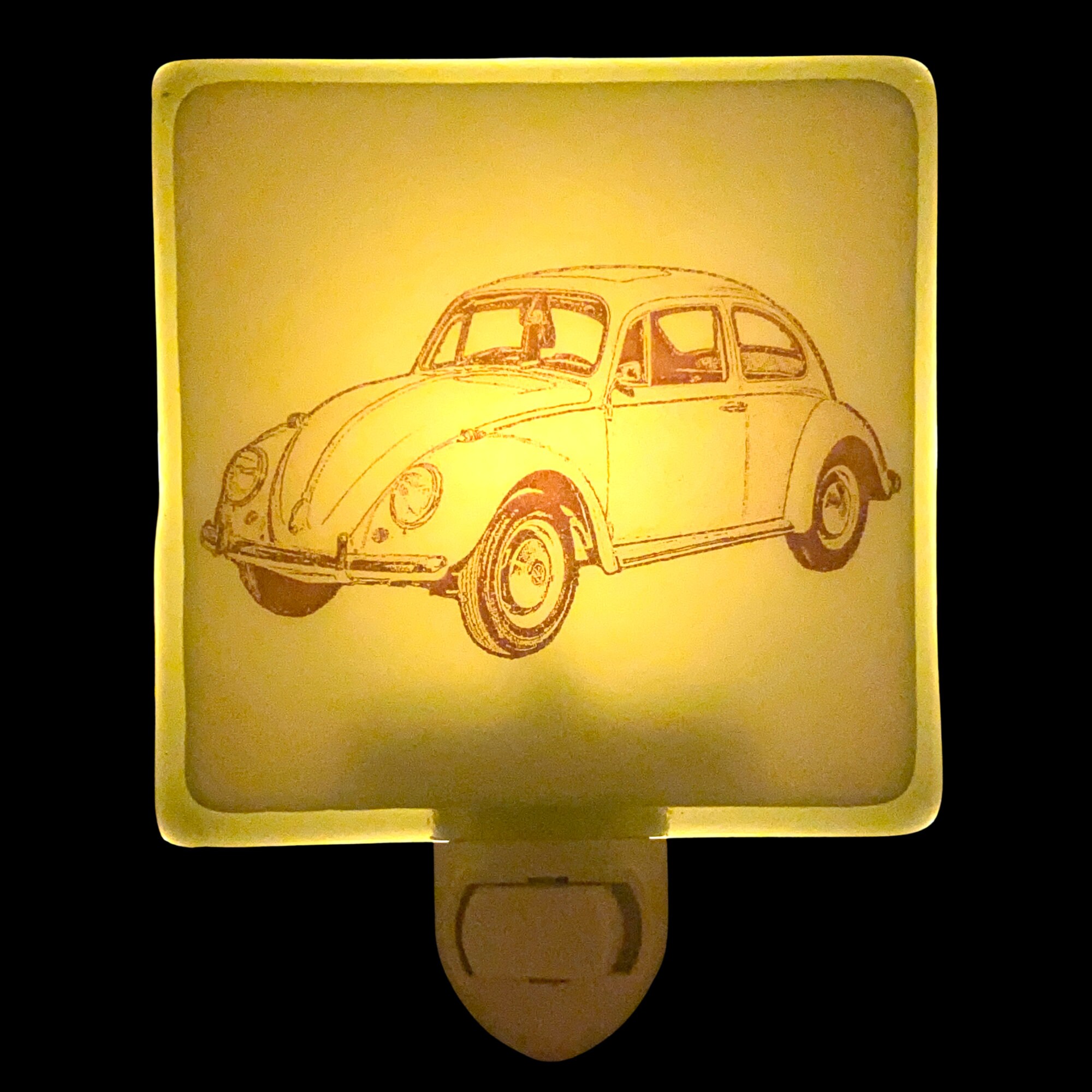 Cute Retro VW Bug Night Light Fused Glass Night Light | Etsy