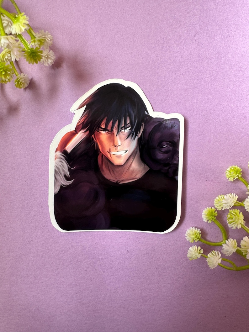Jujutsu Kaisen - Toji Sticker 3.2in, Anime Fan Gift, Scratch Resistant ...