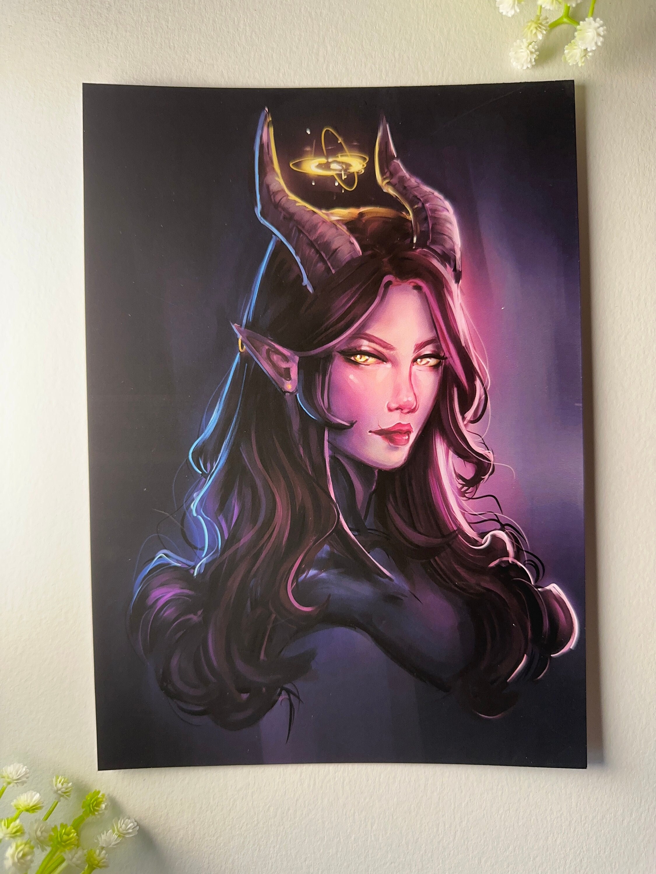 Anime Demon, Tiefling DND, Succubus, Mystic Aura, Warlock - Enchantress ...