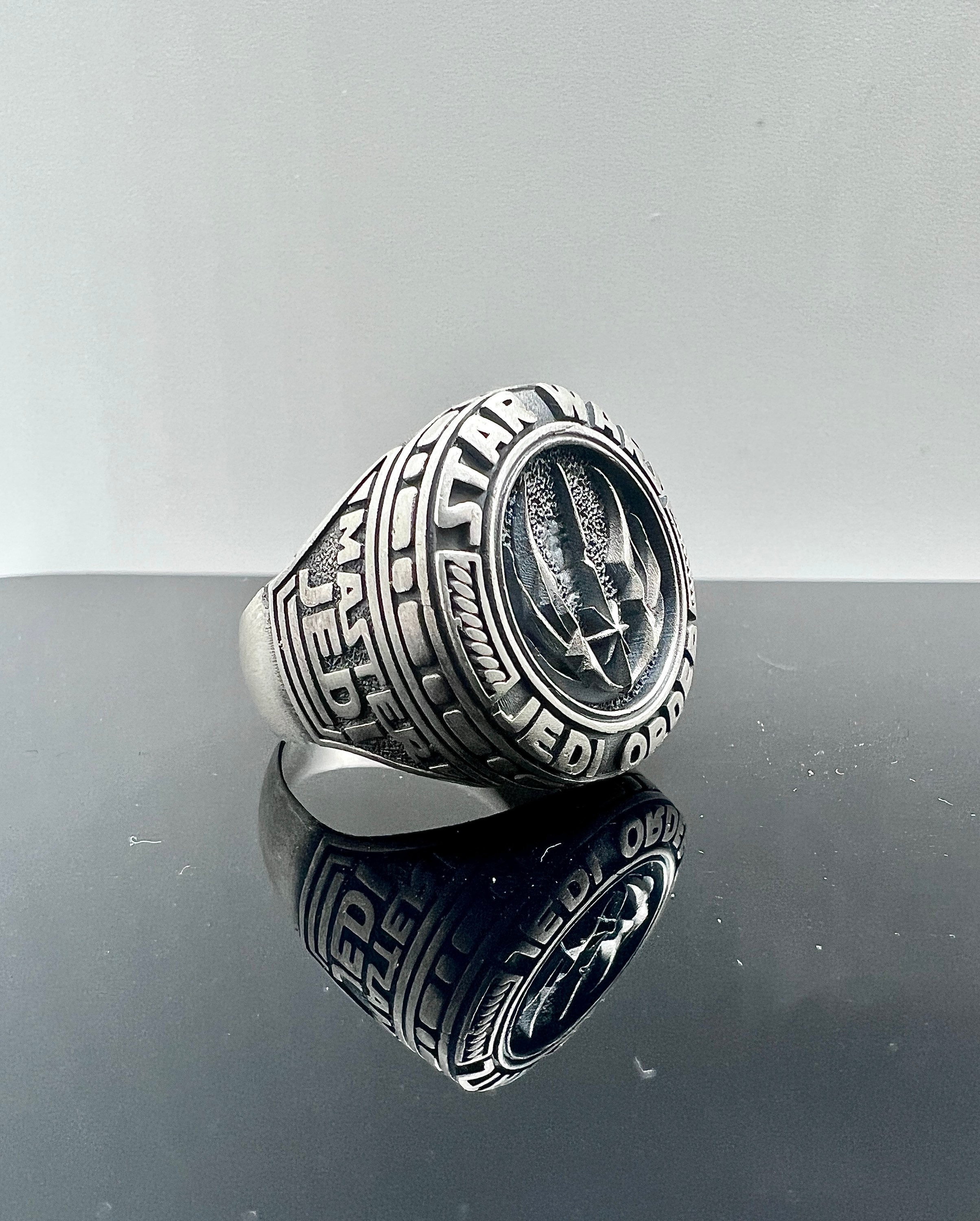 Jedi Master Noah Silver Man Ring Star Wars Silver Mens Ring - Etsy