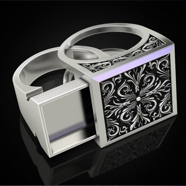 Compartment Ring - Etsy
