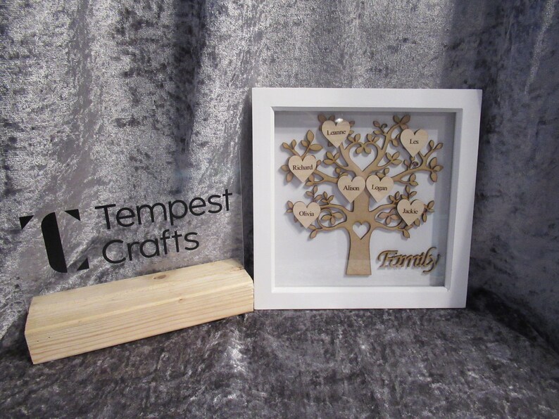 Personalised Family Tree Box Frames - Etsy