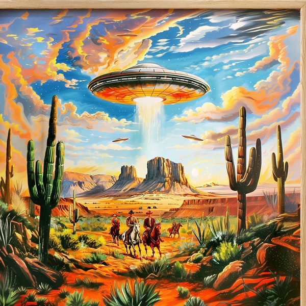 Ufo Poster - Etsy
