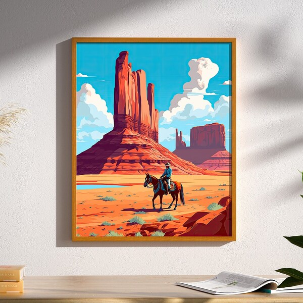 Western Pop Art Print - Etsy