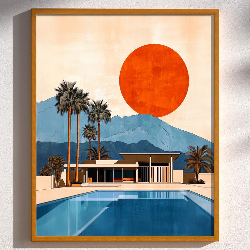 Palm Springs Art - Etsy