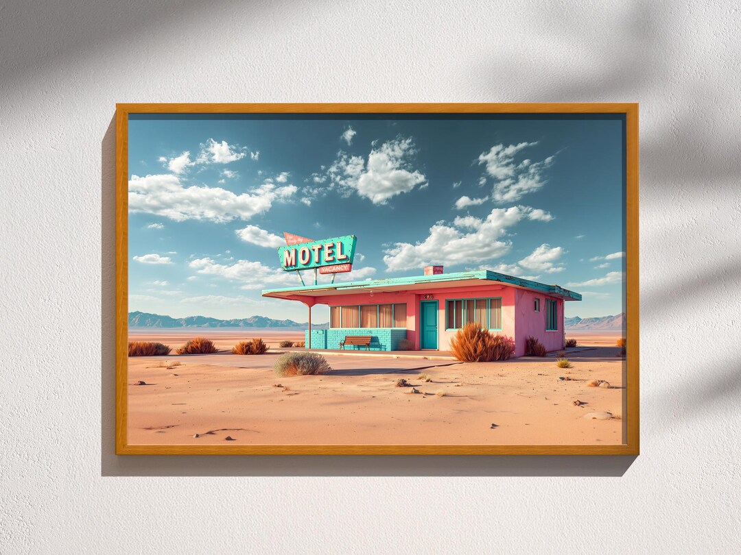 Rusty Key Motel Desert Western Southwest Roadside Mid Century Boho ...