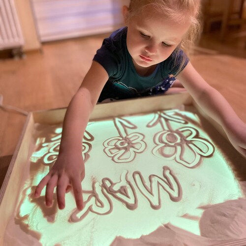 Led Light Table Activity Sensory Sand Box - Etsy