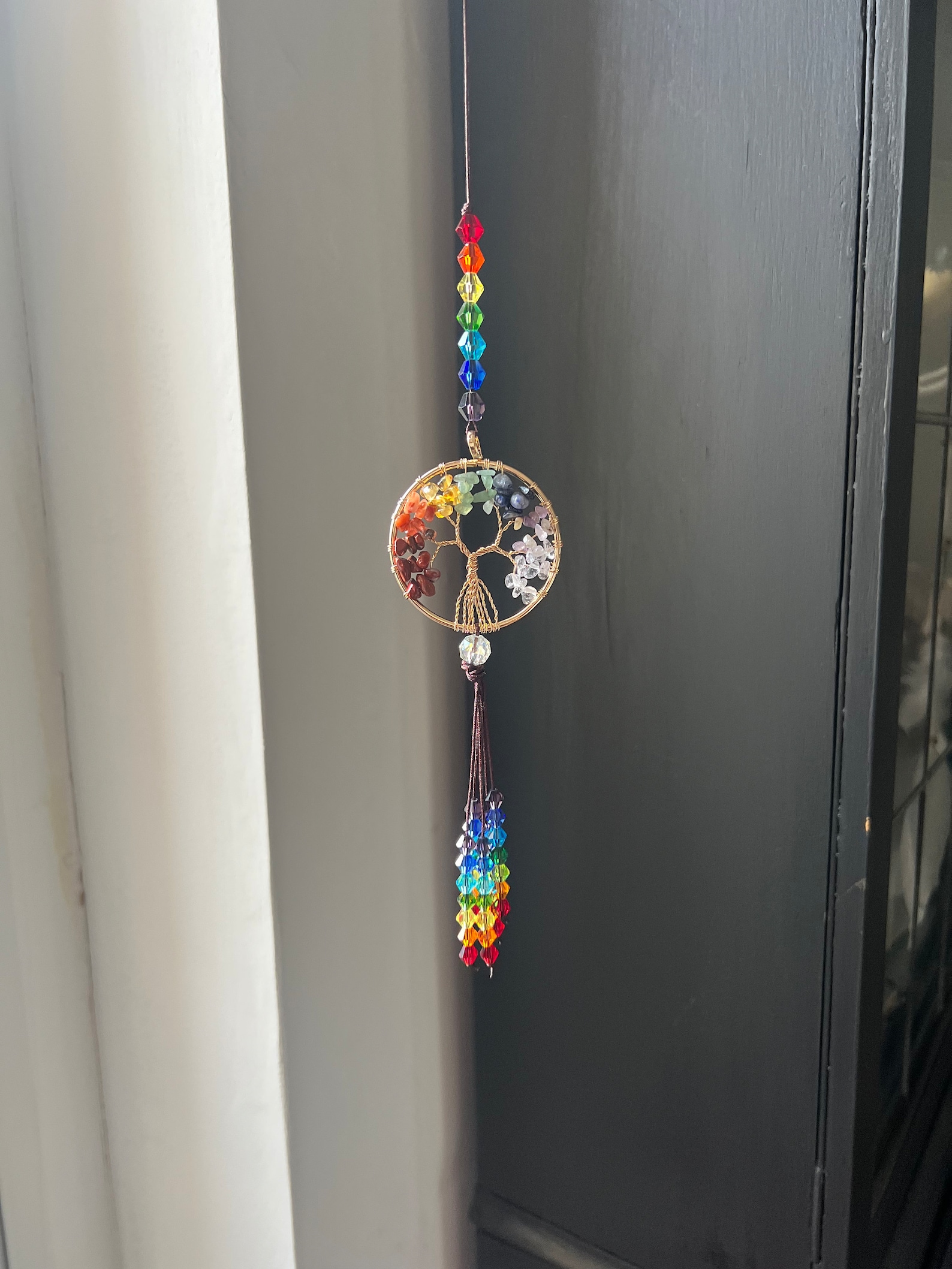 Tree of Life Chakra Sun Catcher / Chakra Sun Catcher / Tree of Life ...