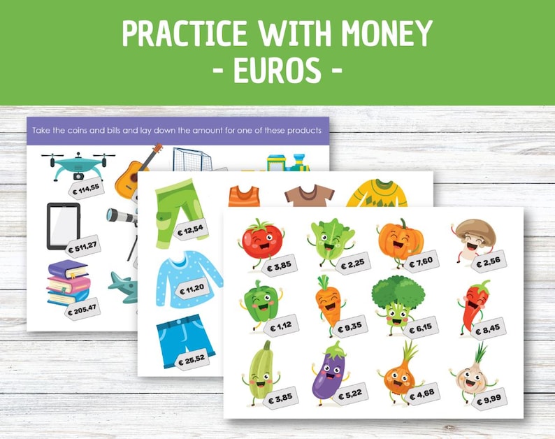 Printable Play Money for Kids - Practice Money Skills With Realistic ...