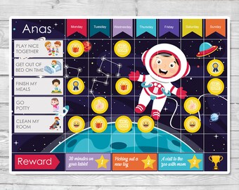 Children Swimming Reward Chart for Kids Digital and Text | Etsy