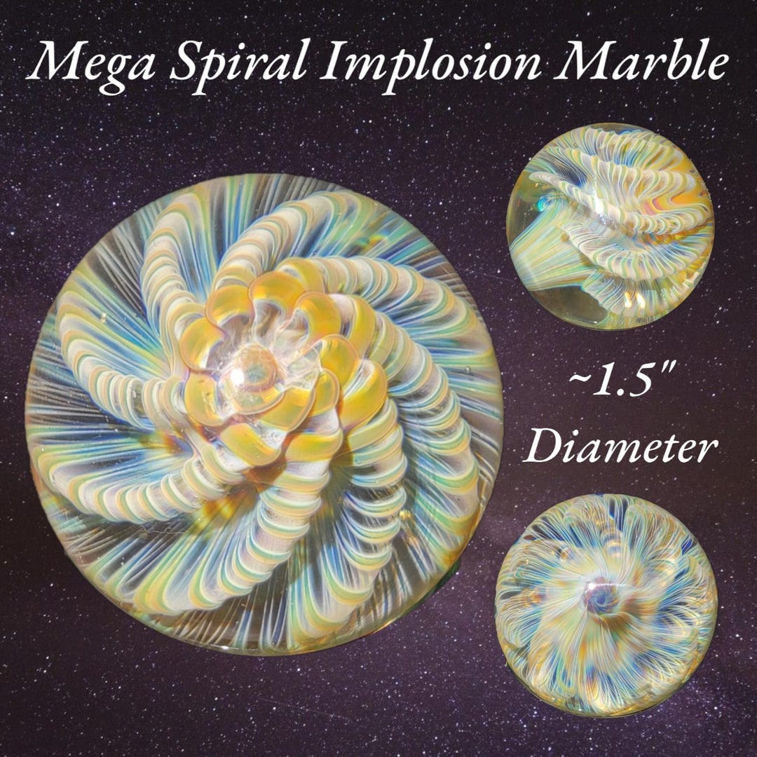 Mega Spiral Implosion Marble - Etsy