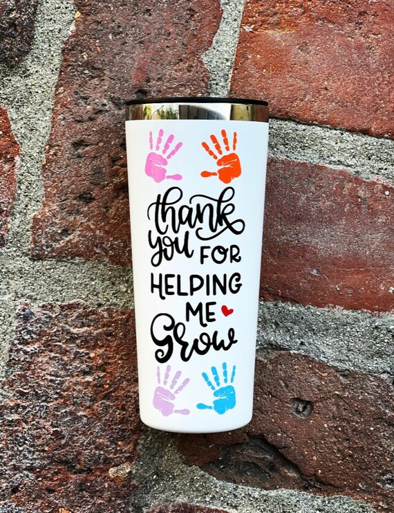 Thank You for Helping Me Grow Tumbler - Etsy