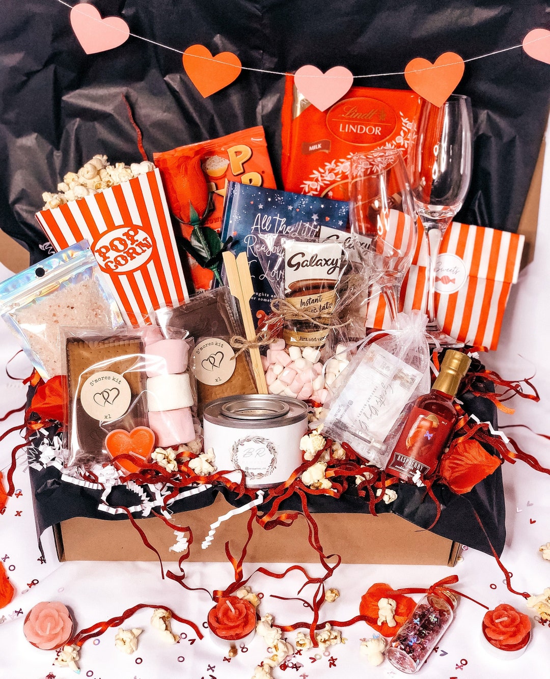 DATE NIGHT Hamper Couples Box Movie Night Anniversary Etsy date-night-hamper-couples-box-movie-night-anniversary-etsy