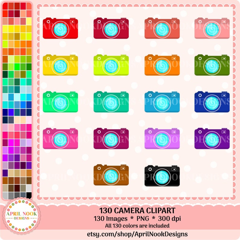130 Camera Clipart Photography Clipart Cute Camera Clipart - Etsy