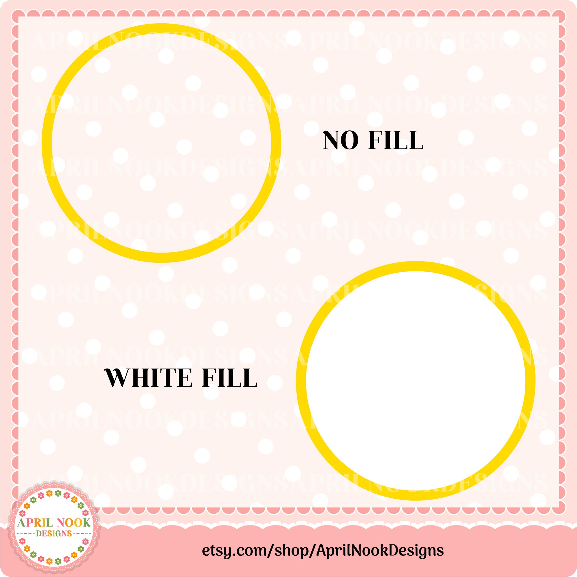 130 Thick Circle Frames Clipart Frame Clipart Wedding Clipart Planner ...