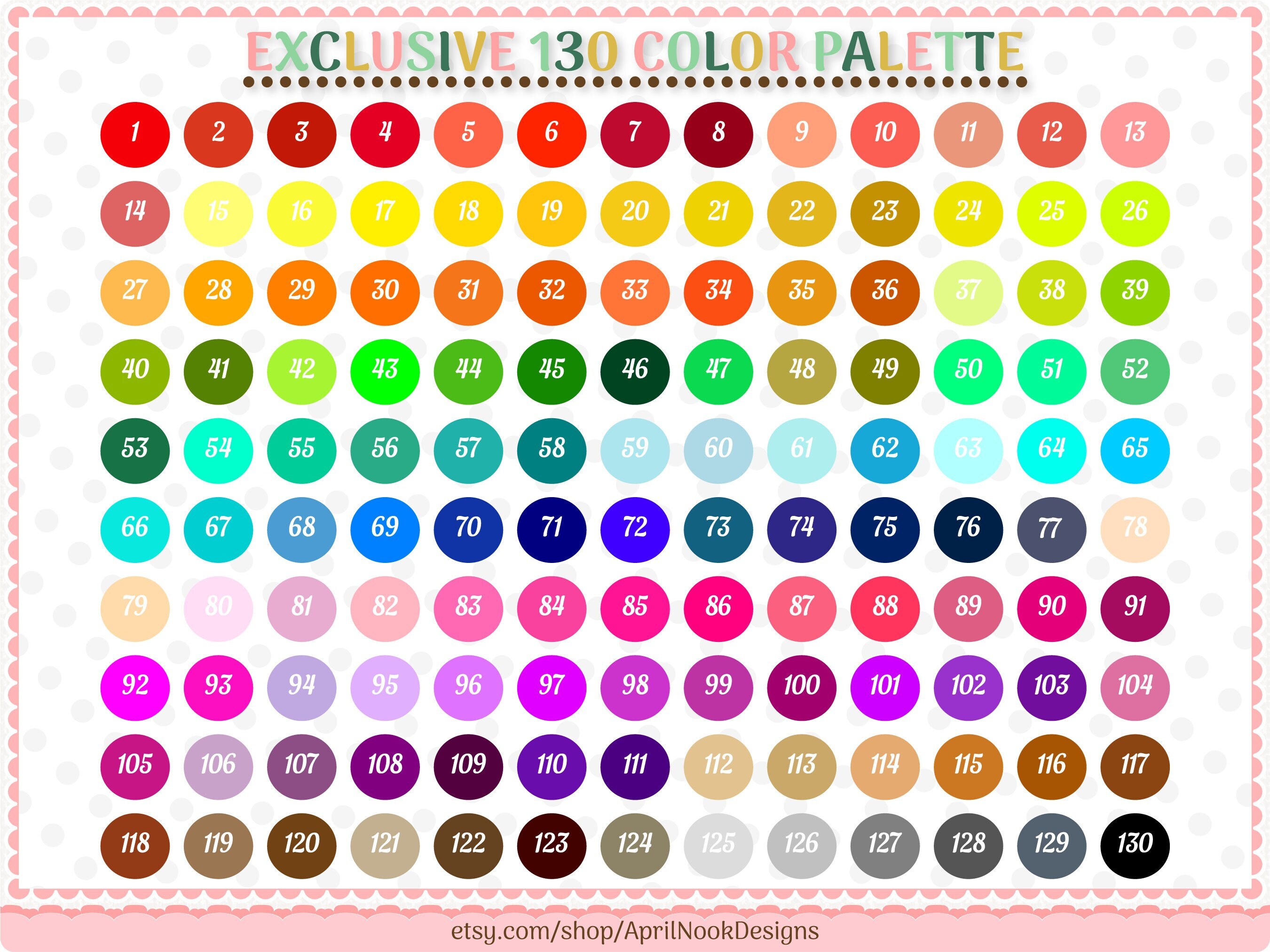 130 Outlined Circle Labels Clipart-rainbow Printable Blank Round Label ...