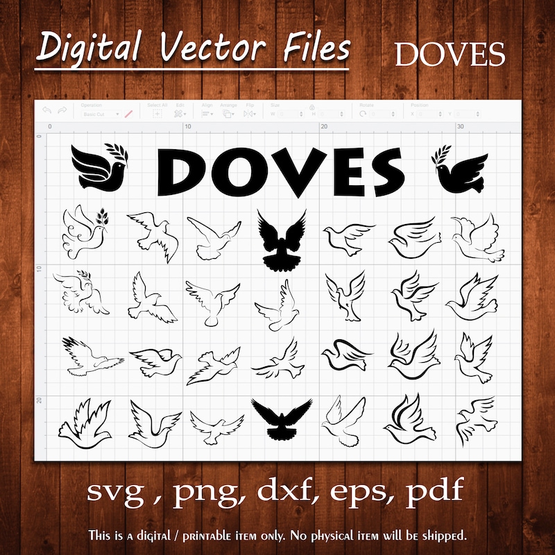 Dove Svg - Etsy