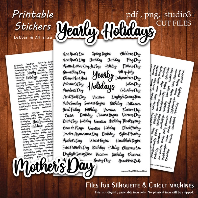 Holiday Printable - Etsy