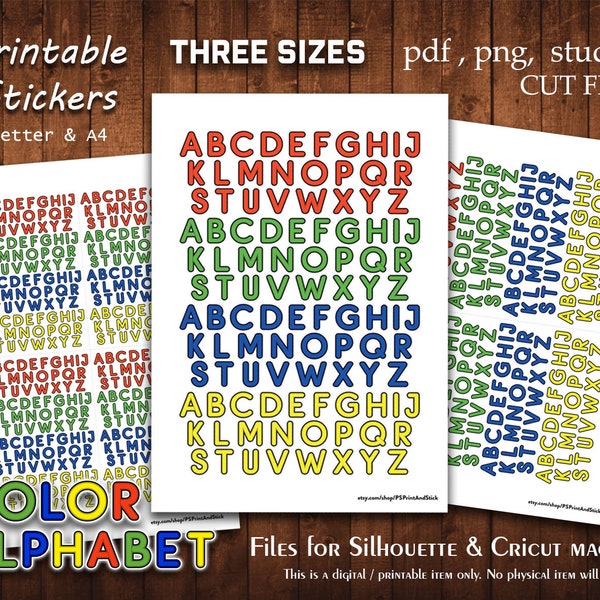 Printable Alphabet - Etsy