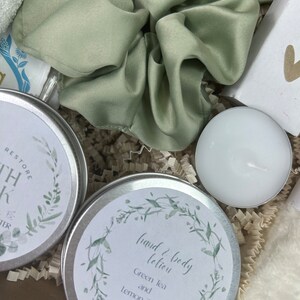 Bride-to-be Spa Gift Set - Sage Green Luxury Goodies for Relaxation ...