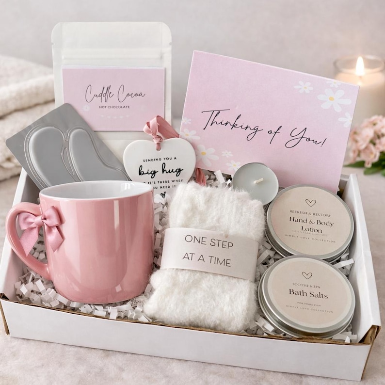 Hug in a Box – One Step at A Time Care Package for Her, Get Well Soon ...