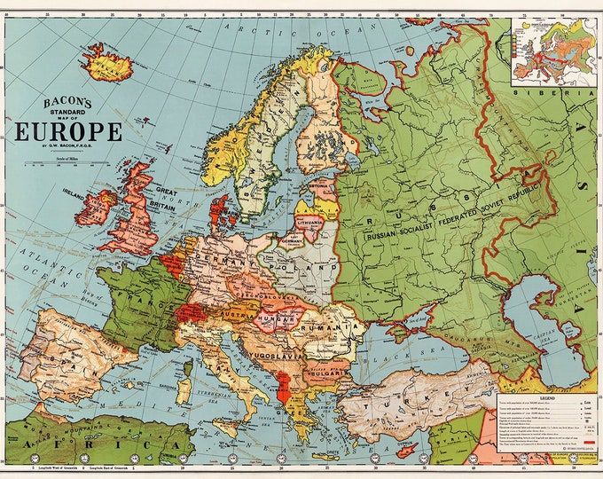 Poster, Many Sizes Available Cia Map of Europe 2004 - Etsy Canada