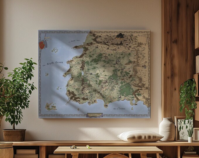 3D the Wheel of Time Wooden Map - Etsy