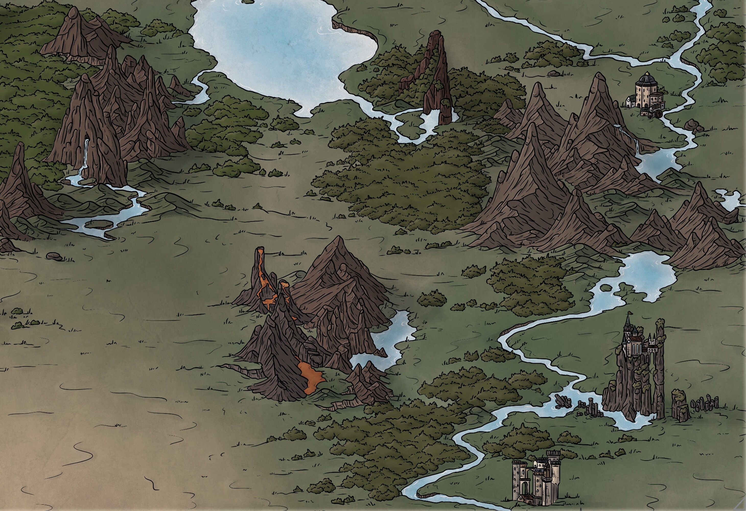 Original Fantasy Map for Limitless Adventures DIGITAL DOWNLOAD - Etsy