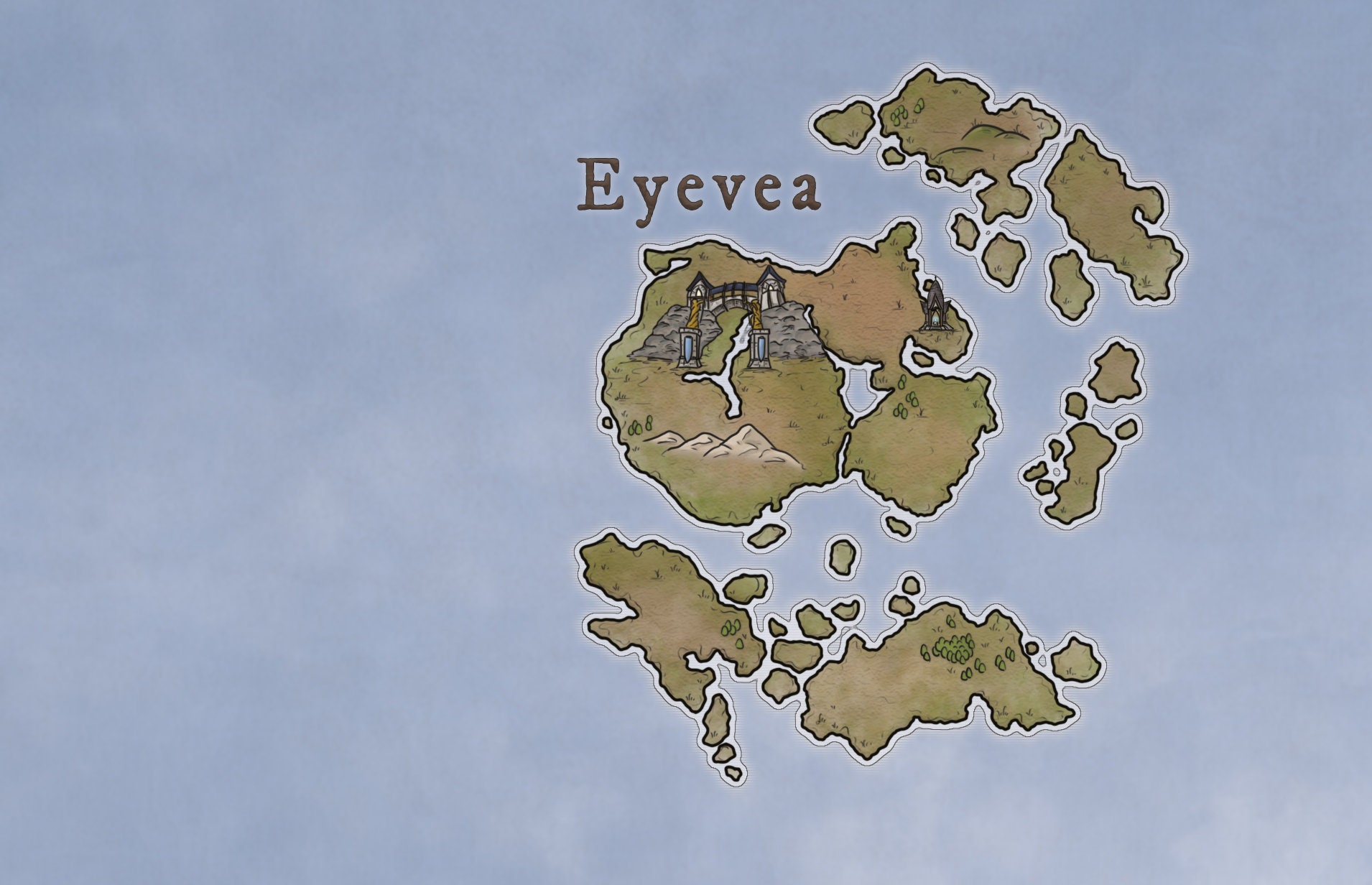 SUMMERSET ISLES Original Map From the Elder Scrolls Games. ESO Art ...